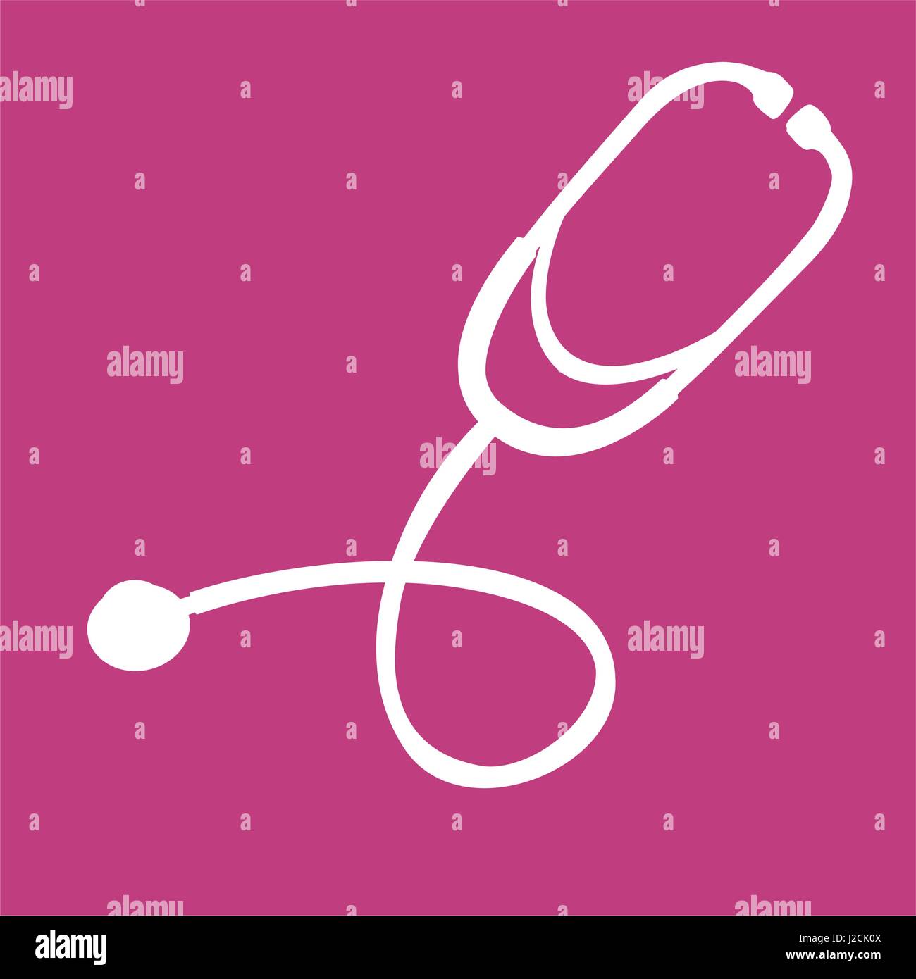 color square frame with stethoscope medical Stock Vector Image & Art ...