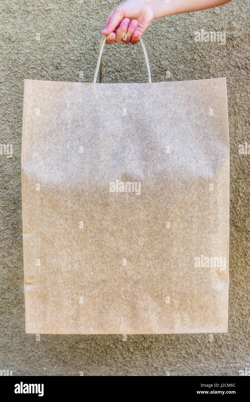 A shopping bag with copy space Stock Photo - Alamy