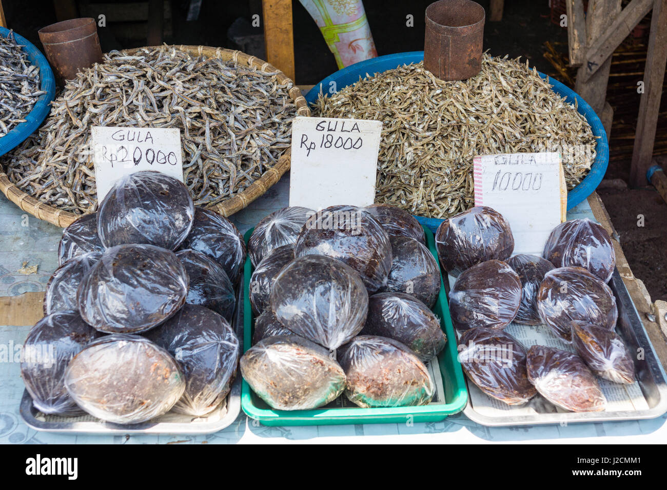 Indonesia, Sulawesi Utara, Kota Bitung, food sale in Bitung on Sulawesi ...