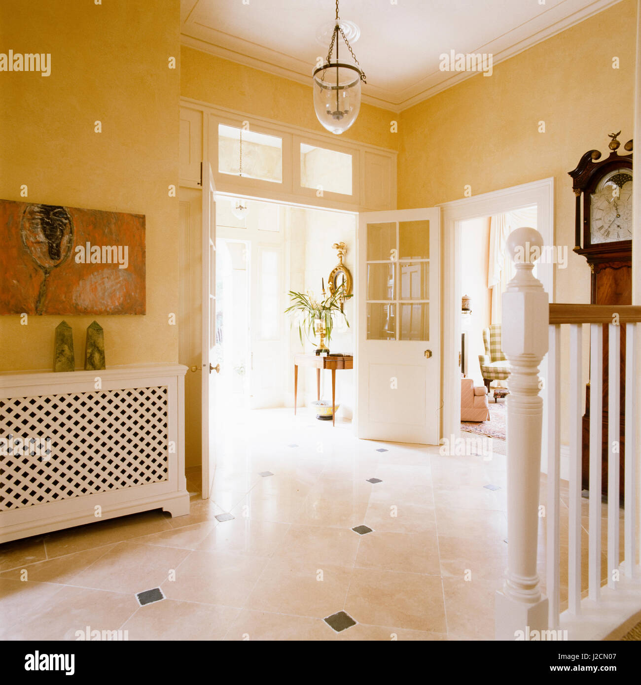 Classic style hallway Stock Photo - Alamy
