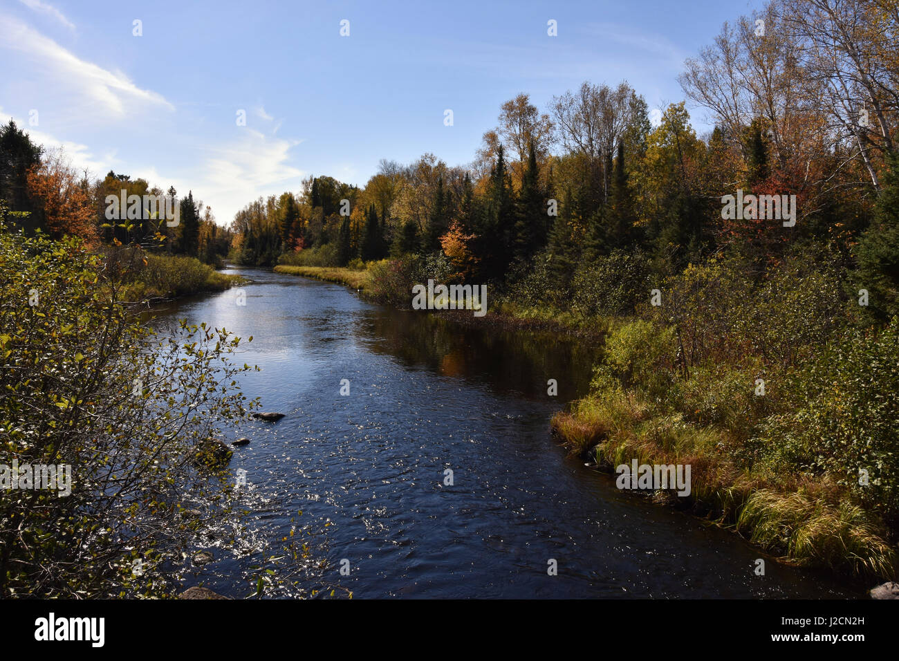 Turtle River, Mercer, Wisconsin Stock Photo - Alamy