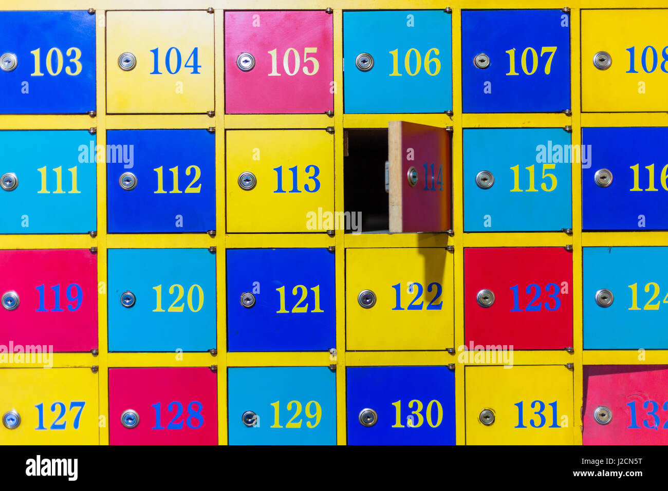 Number lockers hi-res stock photography and images - Alamy