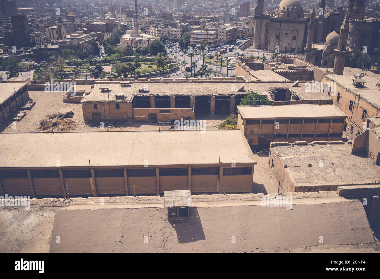 view of old buildings, cityscape egypt Stock Photo - Alamy
