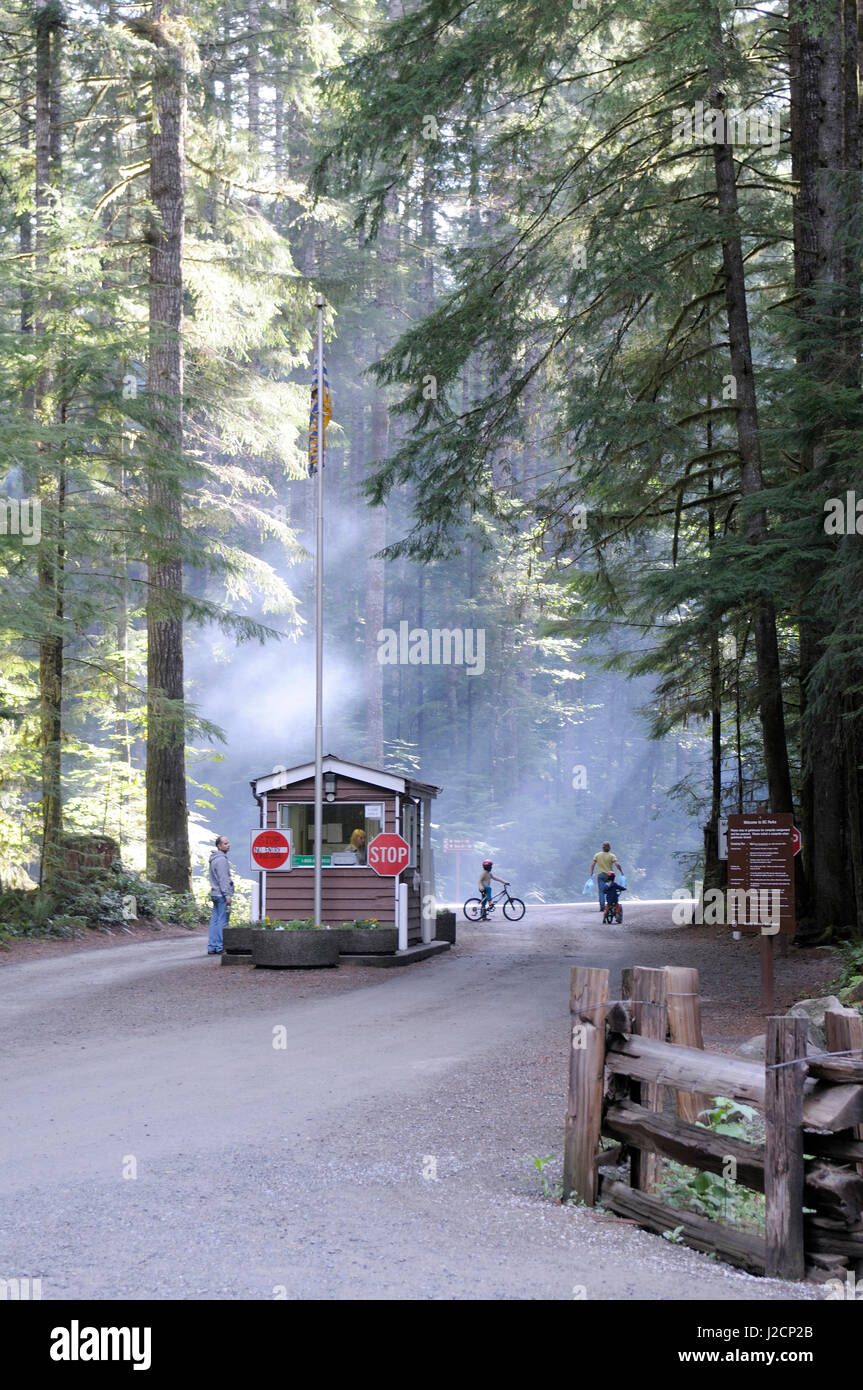Canada, British Columbia, Cowichan Lake. Gordon Bay Provincial Park ...