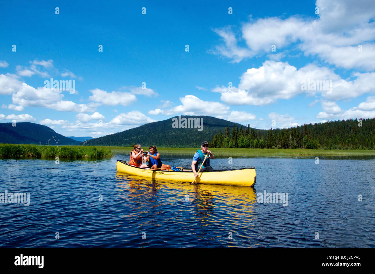 Bowron Lake Provincial Park is a chain of lakes that offers a ...
