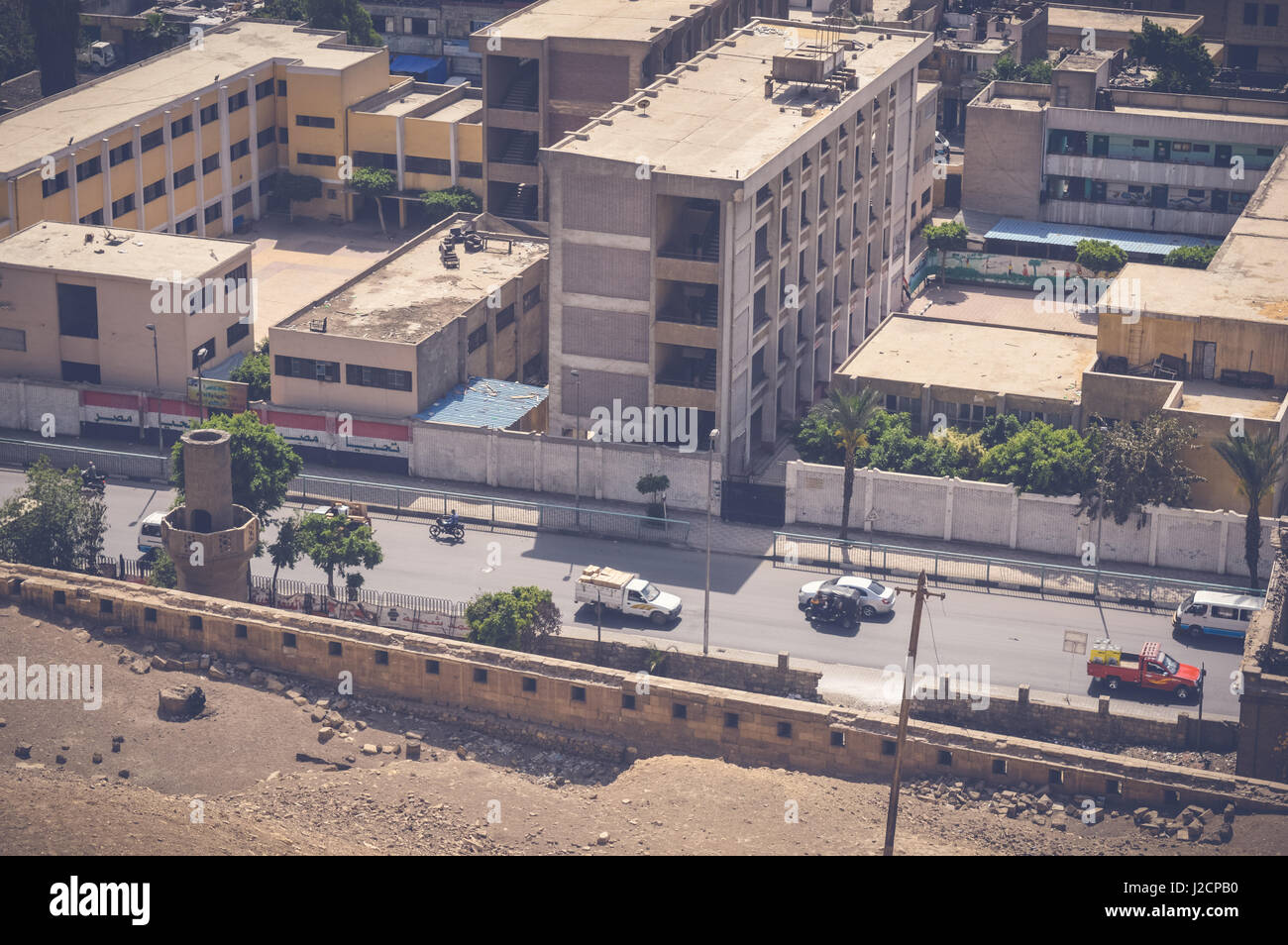 view of old buildings, cityscape egypt Stock Photo - Alamy
