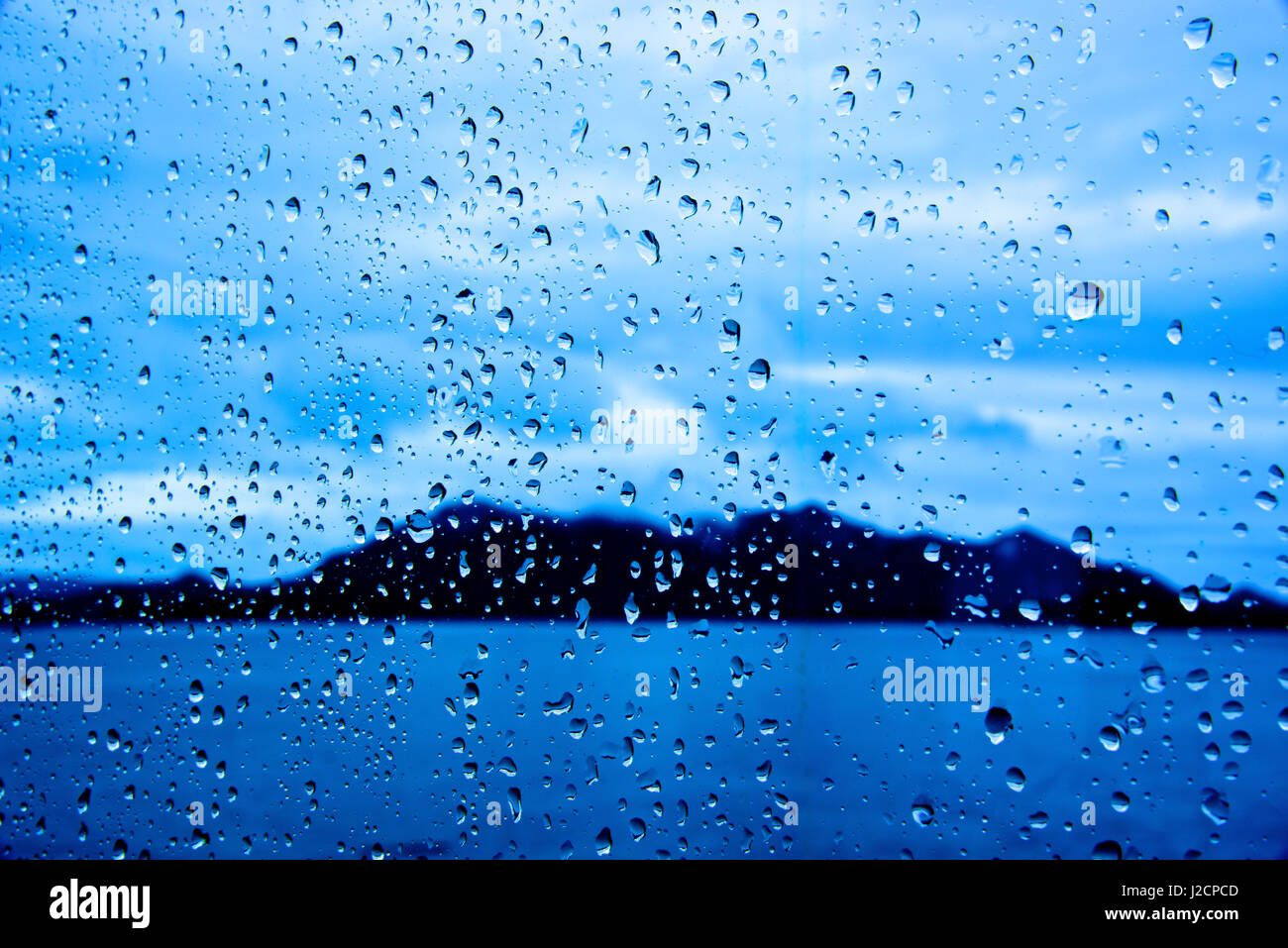 Haida Gwaii Islands, British Columbia. Hecate Strait between Prince ...
