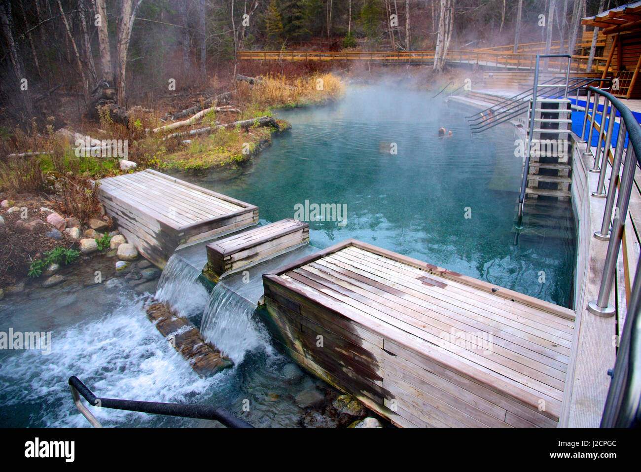 Liard River Hot Springs Provincial Park, on the Alaska Highway, has ...