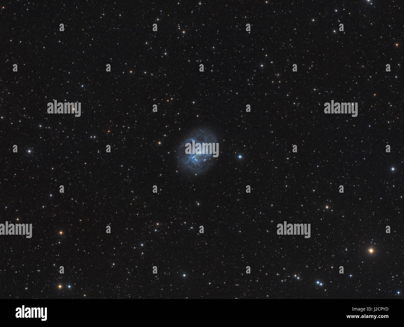 NGC 4395 - an unbarred spiral galaxy in teh constellation of Canes ...