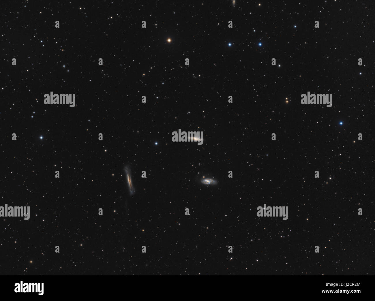 The Leo Triplet of galaxies (the M66 group) is a group of galaxies in ...