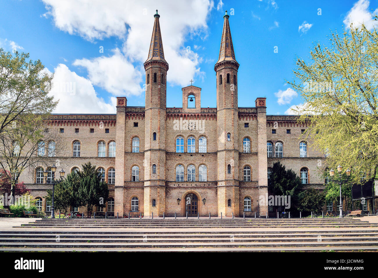 house of artist, Bethanien Berlin, Kreuzberg Stock Photo - Alamy
