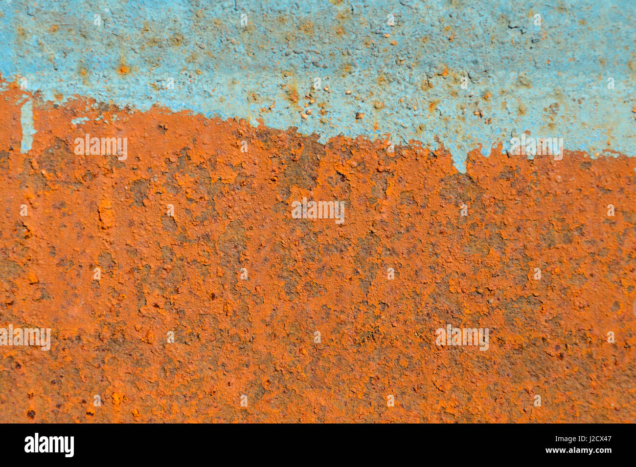 Old worn metal surface with paint. Rusty metal texture. Metal sheet ...