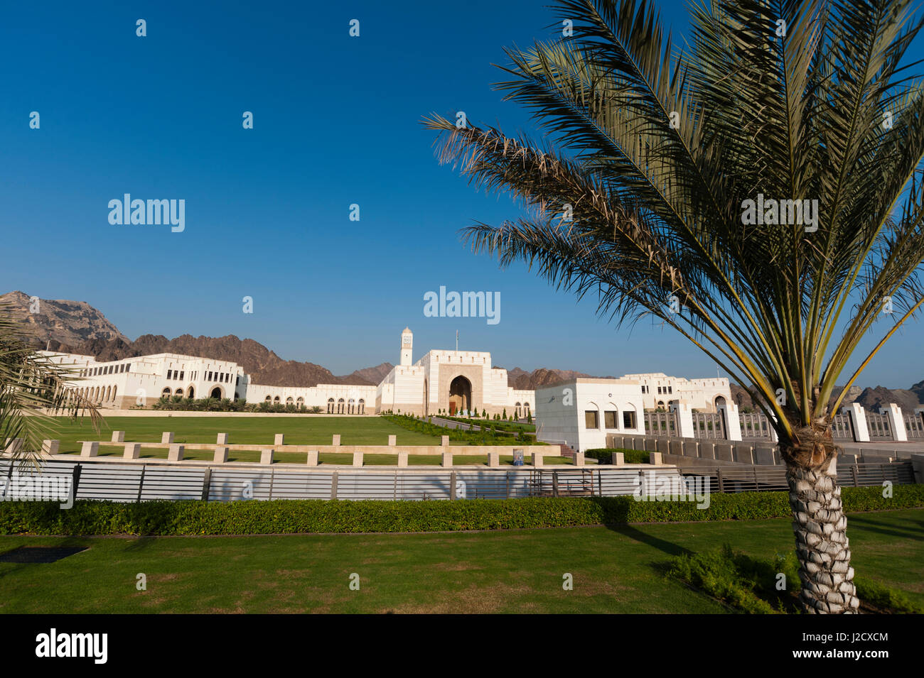 Parliament building in Al Bustan district, Muscat, Oman Stock Photo - Alamy