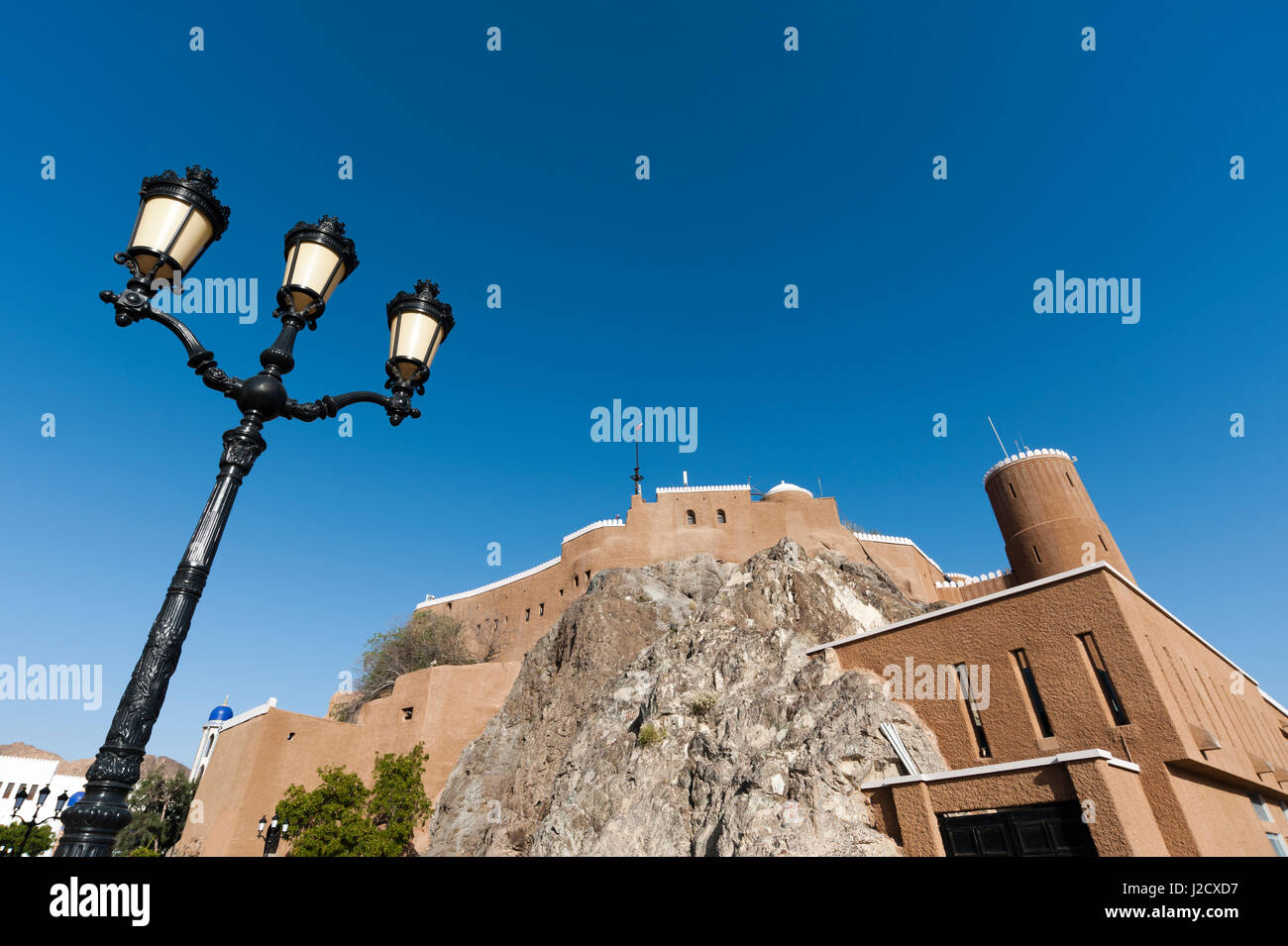 Al-Mirani fort, Old Muscat, Muscat, Oman Stock Photo - Alamy