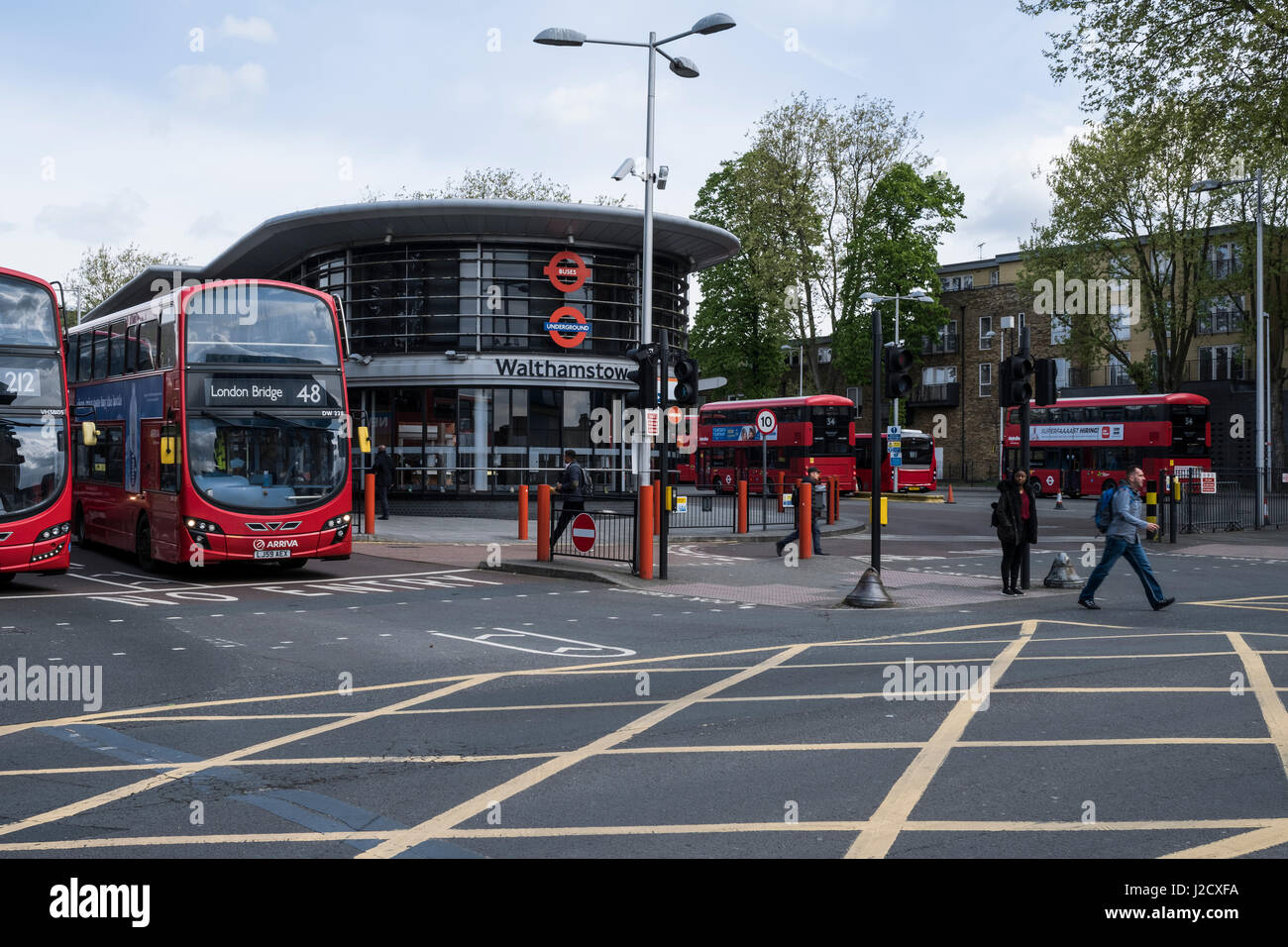 Walthamstow bus station hi-res stock photography and images - Alamy
