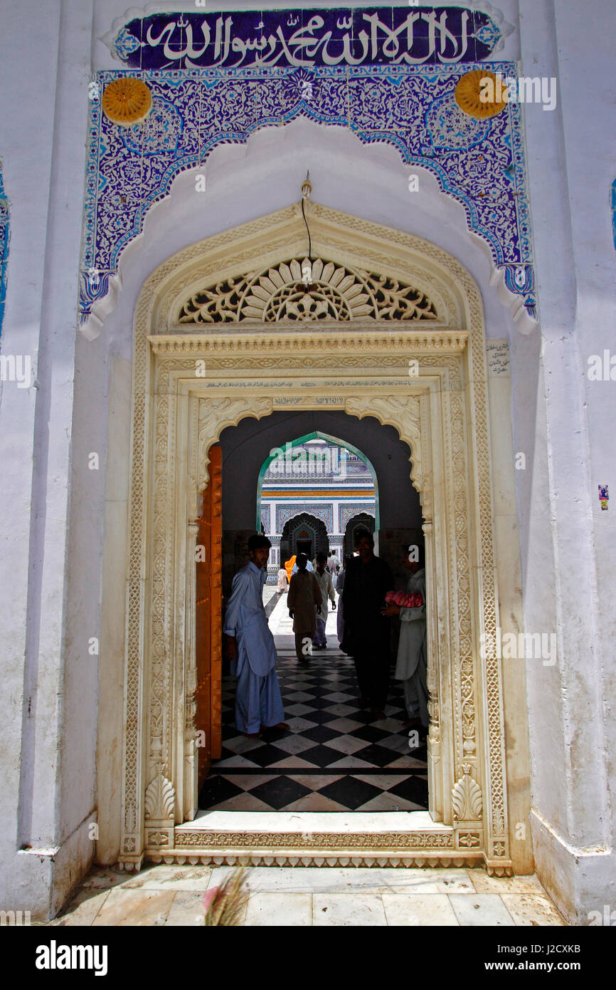 Shrine of Shah Abdul Latif Bhittai, Bhit Shah, Sindh, Pakistan Stock ...
