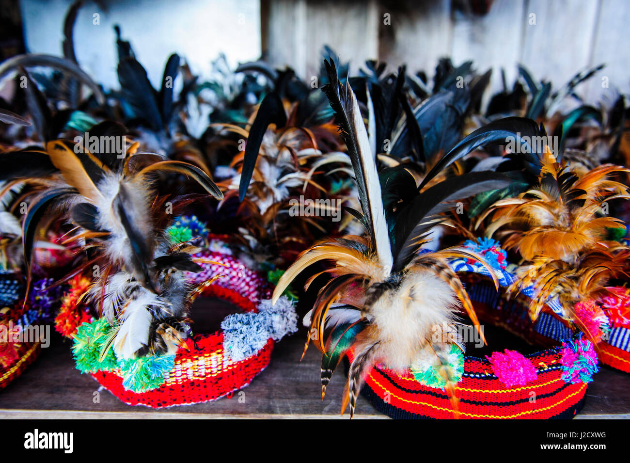 Traditional Ifugao headdresses, Unesco World Heritage Site, rice ...