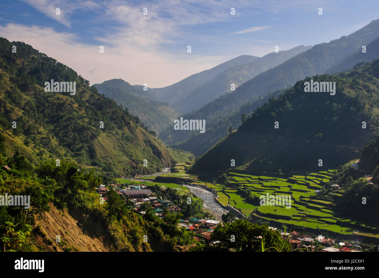 Rice terraces from Bontoc to Banaue, Luzon, Philippines Stock Photo - Alamy