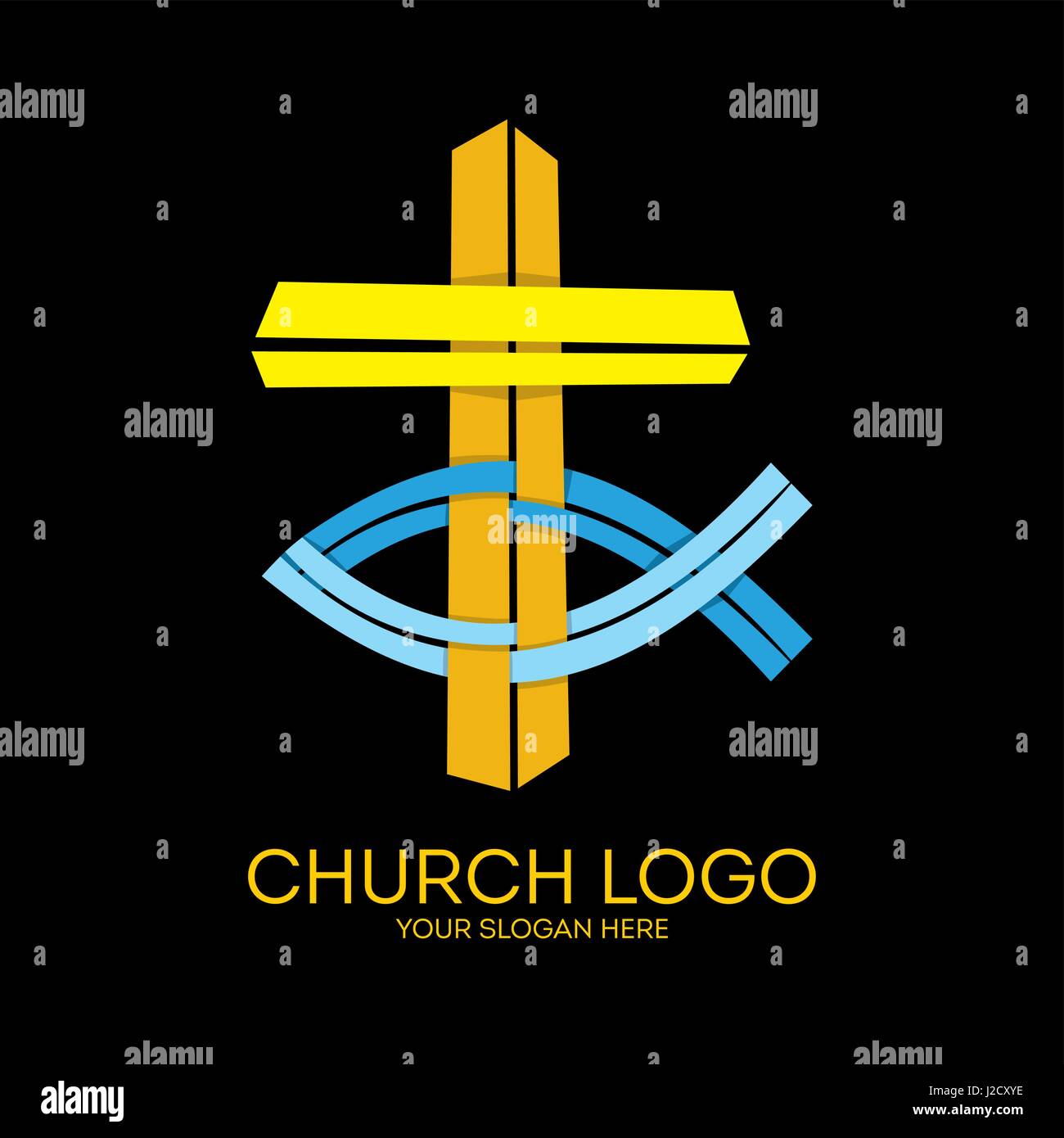 Dove and fish as christian symbols hi-res stock photography and images ...