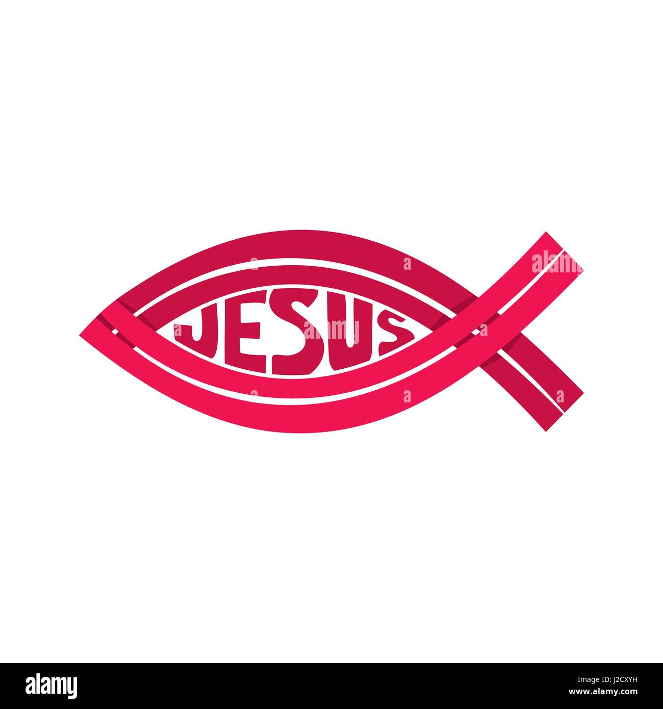 Church logo. Christian symbols. Jesus fish Stock Vector Image & Art - Alamy