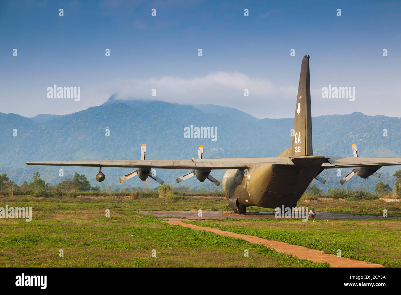 Vietnam, DMZ Area. Quang Tri Province, Khe Sanh, Former Khe Sanh US ...