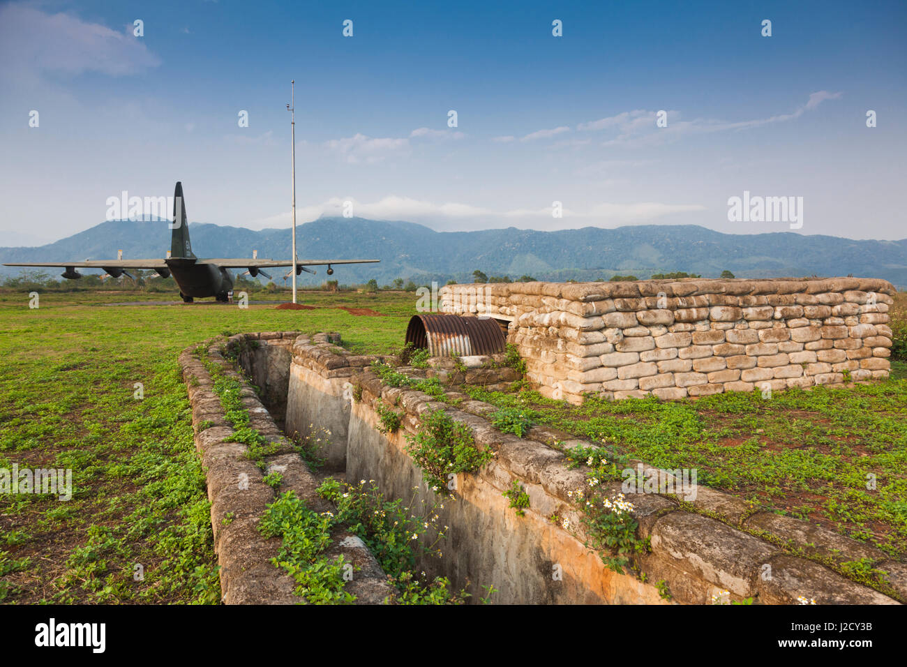 Vietnam, DMZ Area. Quang Tri Province, Khe Sanh, Former Khe Sanh US ...
