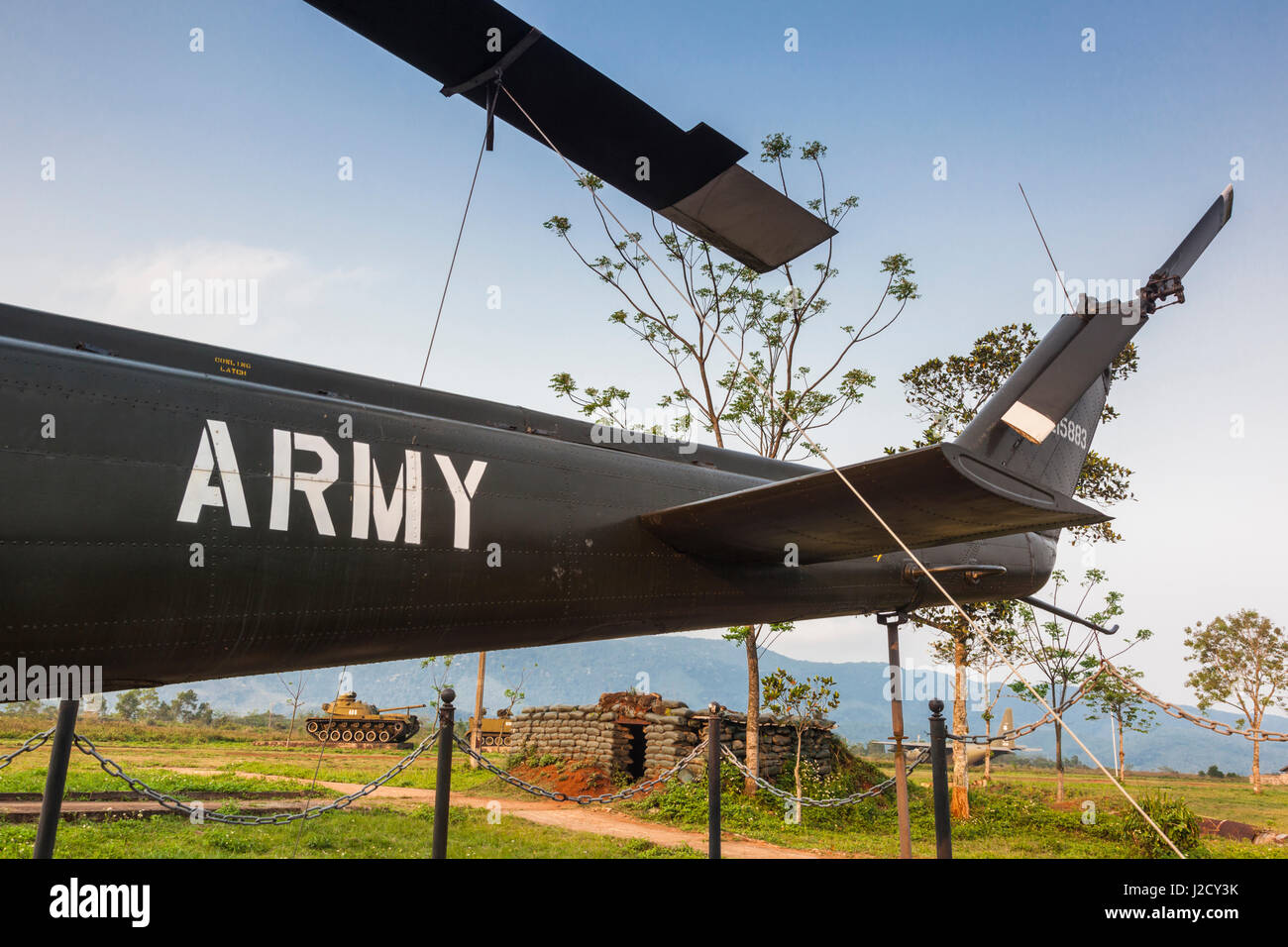 Vietnam, DMZ Area. Quang Tri Province, Khe Sanh, Former Khe Sanh US ...