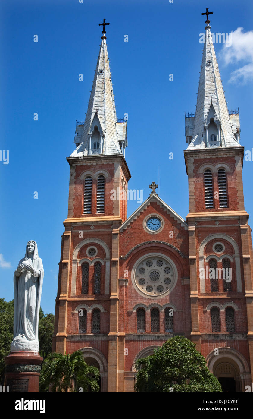 Notre Dame Cathedral, Nha Tho Duc Ba, built in 1883. Largest cathedral ...