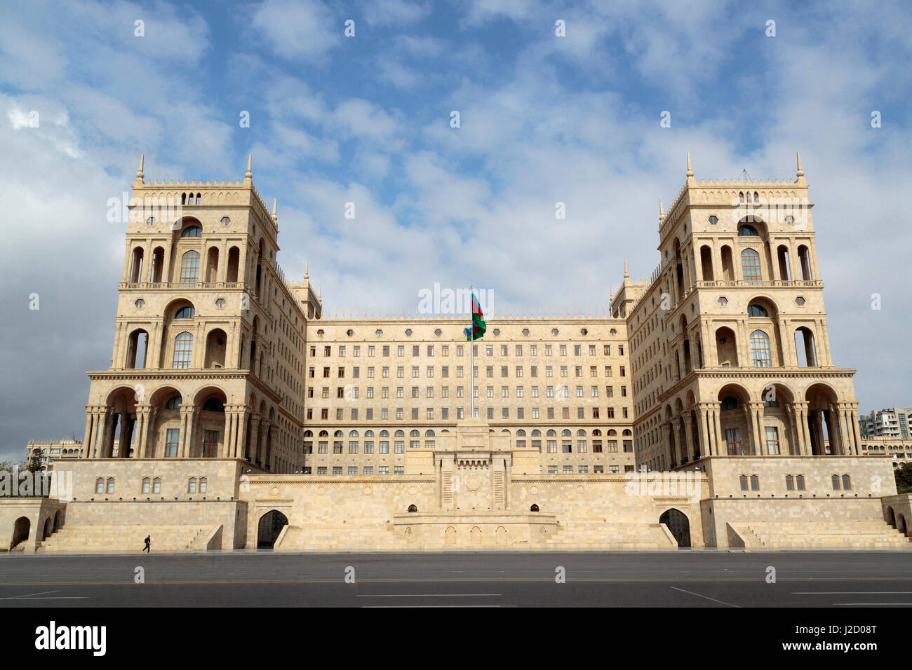Azerbaijan, Baku. The Baku Government House Stock Photo - Alamy