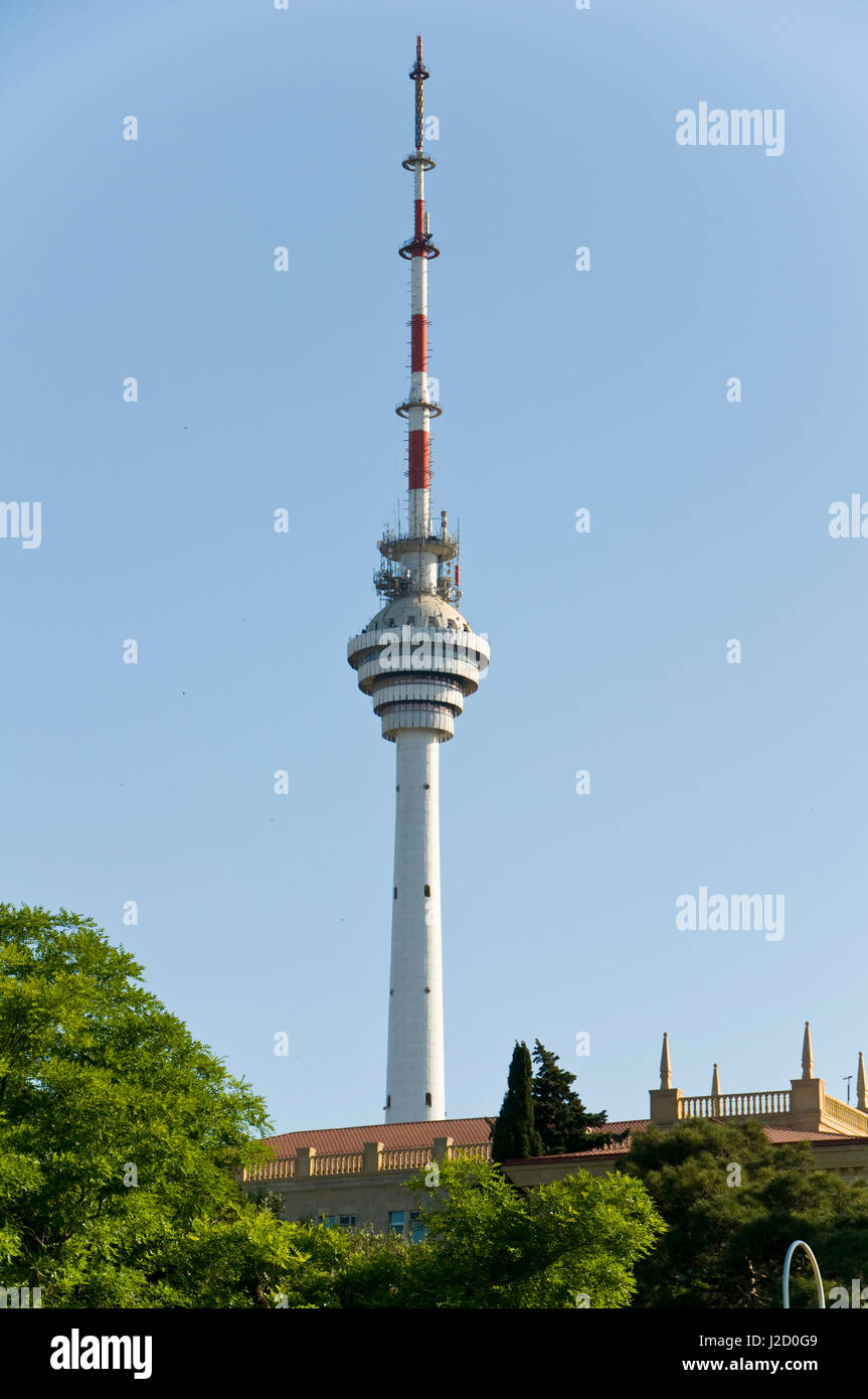 Television tower of Baku, Azerbaijan Stock Photo - Alamy