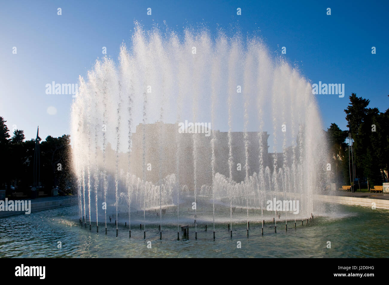 Fountain Square, Baku, Azerbaijan Stock Photo - Alamy