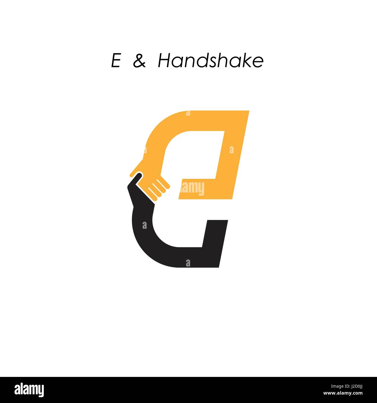 Creative E- letter icon abstract logo design vector template.Business ...