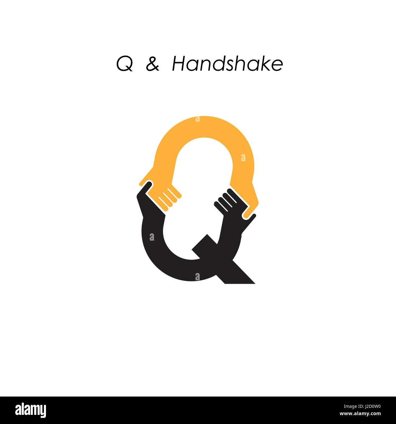 Creative Q- letter icon abstract logo design vector template.Business ...