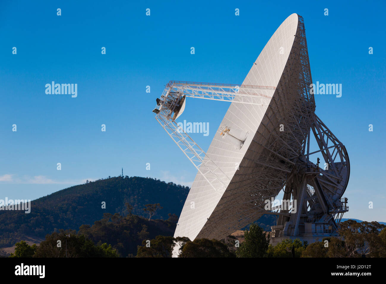 Australia, Canberra, radio telescopes of the Canberra Deep Space ...