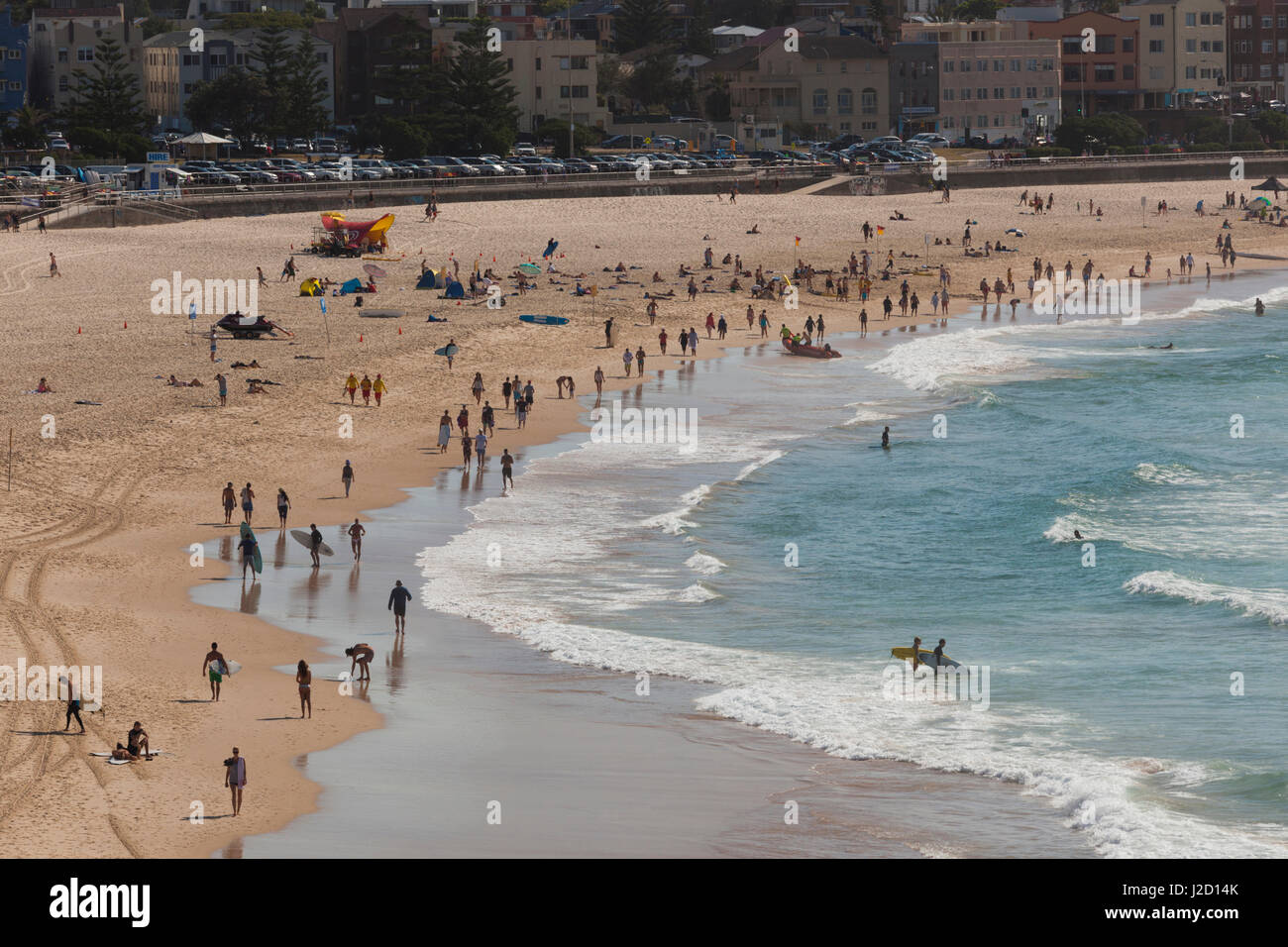 Australia, Sydney, Bondi Beach, elevated beach view Stock Photo - Alamy