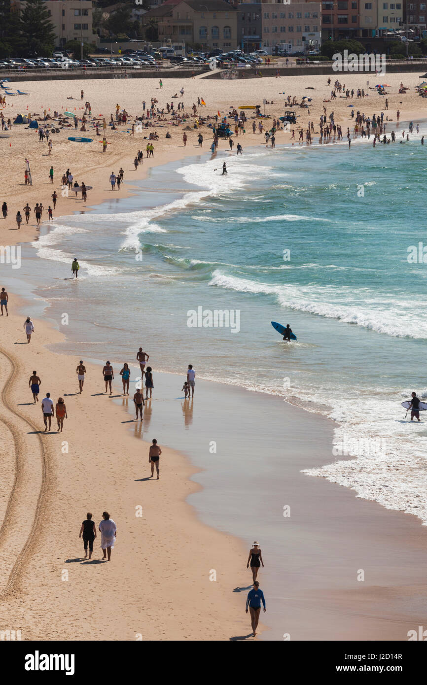 Australia, Sydney, Bondi Beach, elevated beach view Stock Photo - Alamy