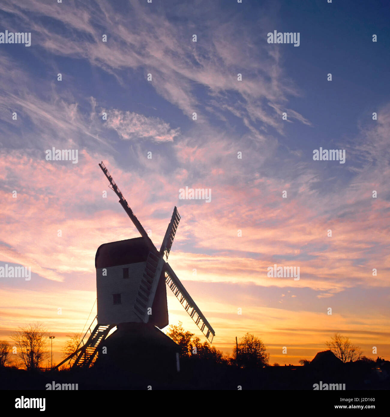 Essex countryside uk village green historical Mountnessing windmill ...