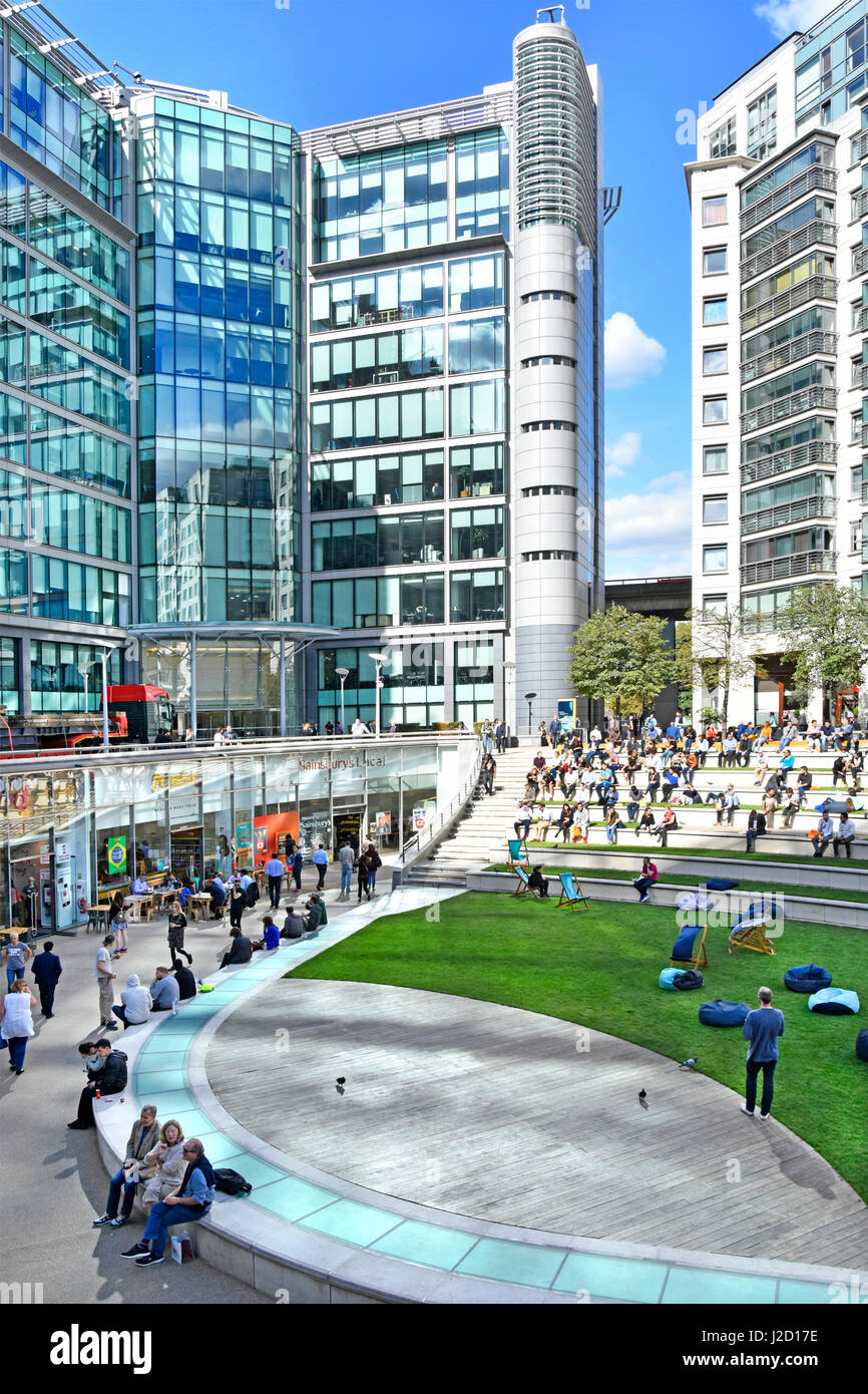 Sheldon Square UK mixed office apartment & shop development in ...