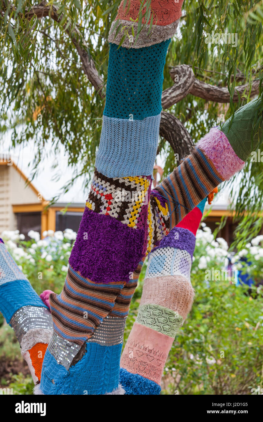 Weaving covered tree hi-res stock photography and images - Alamy