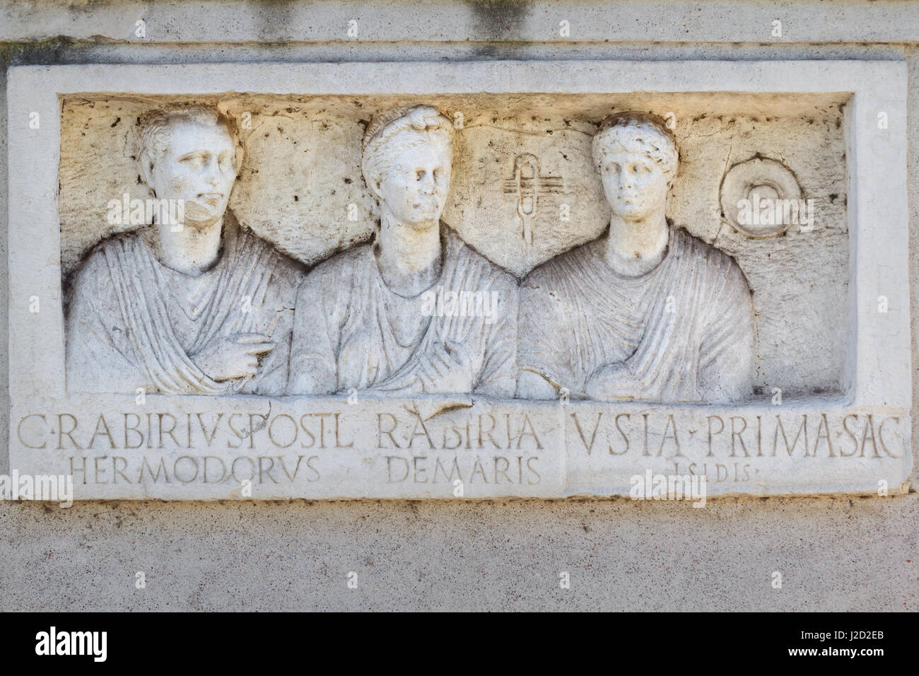 Tomb of Rabiri (Appian way Stock Photo - Alamy