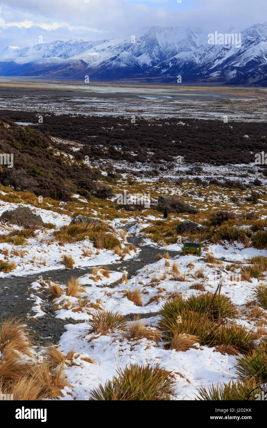 The spectacular scenery of the Kea Point Track, which leads to the ...