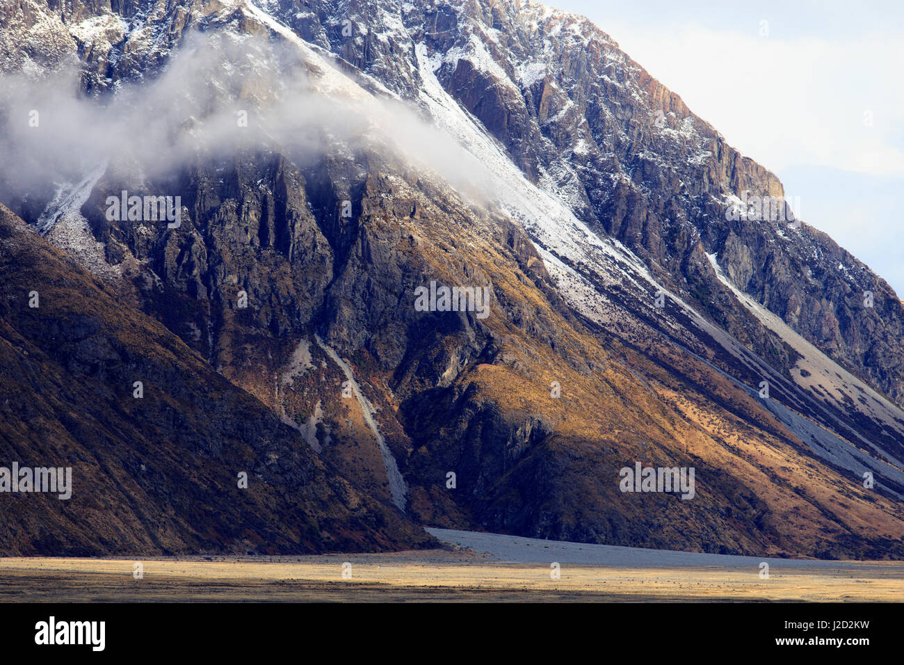 The spectacular scenery of the Kea Point Track, which leads to the ...