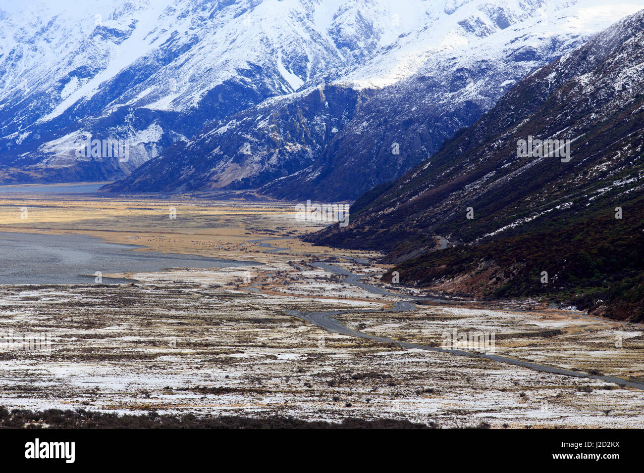 The spectacular scenery of the Kea Point Track, which leads to the ...
