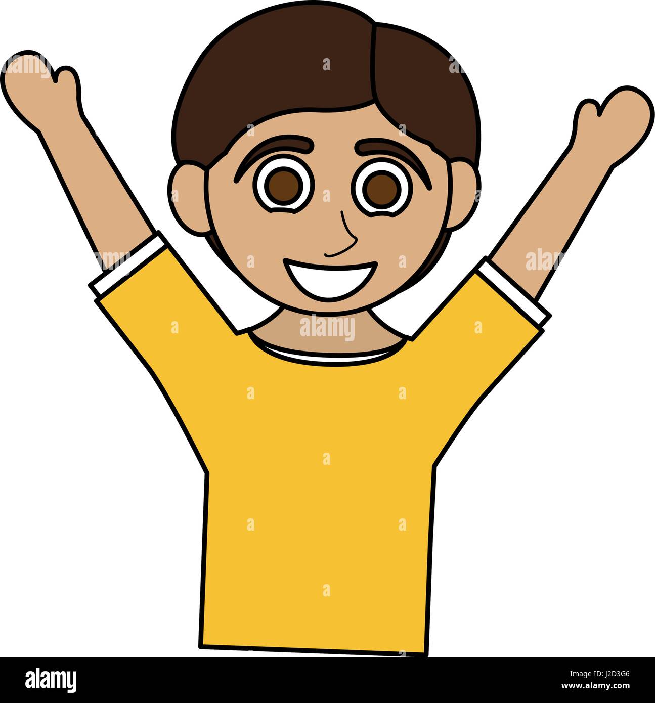 Boy kid open arms Stock Vector Images - Alamy
