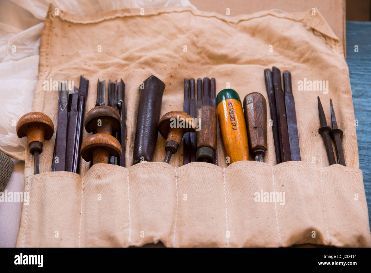 Cuba, Havana, University of the Arts. Tools for carving stone for ...
