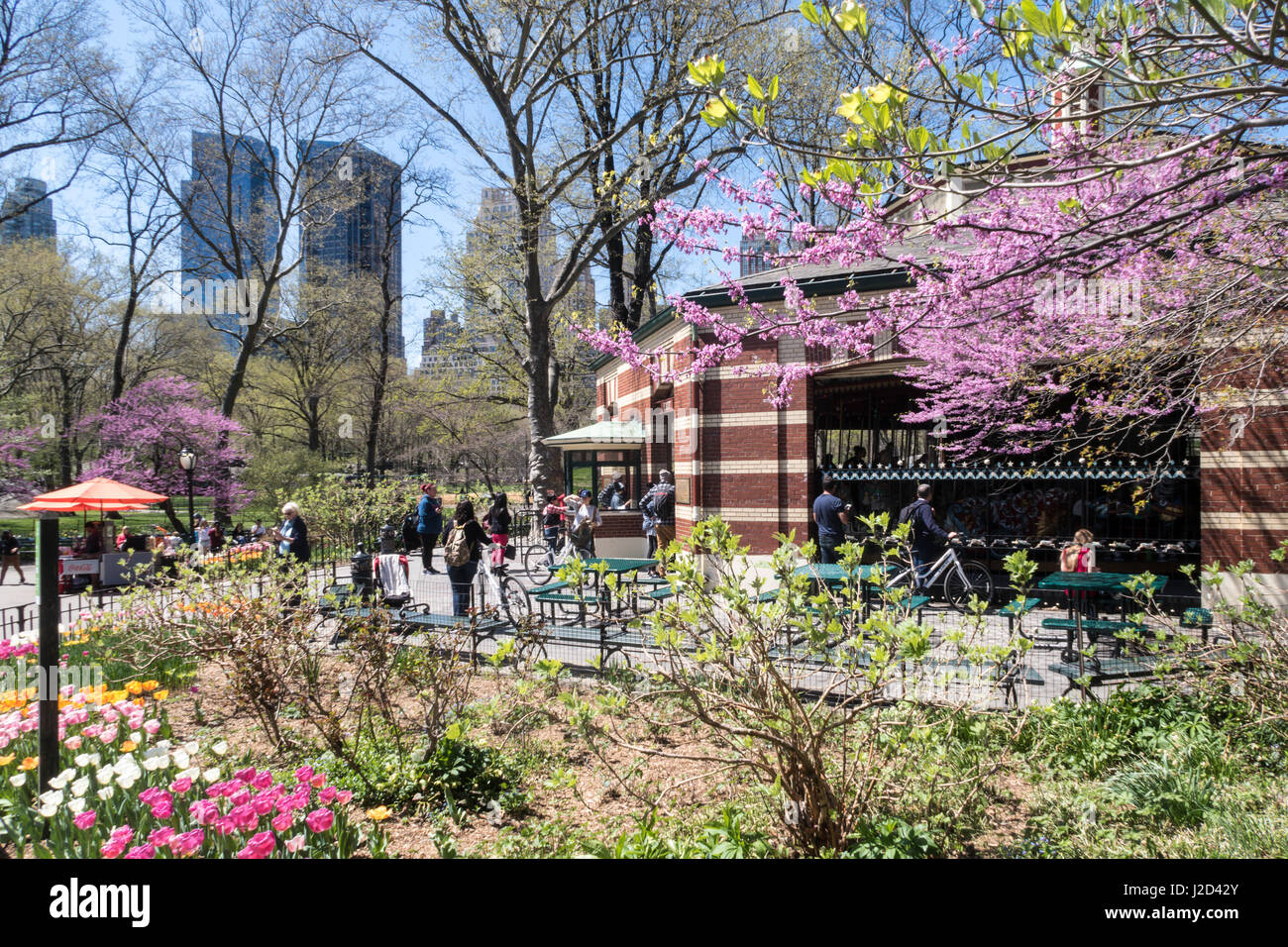 Central Park in Springtime, New York City, USA Stock Photo - Alamy