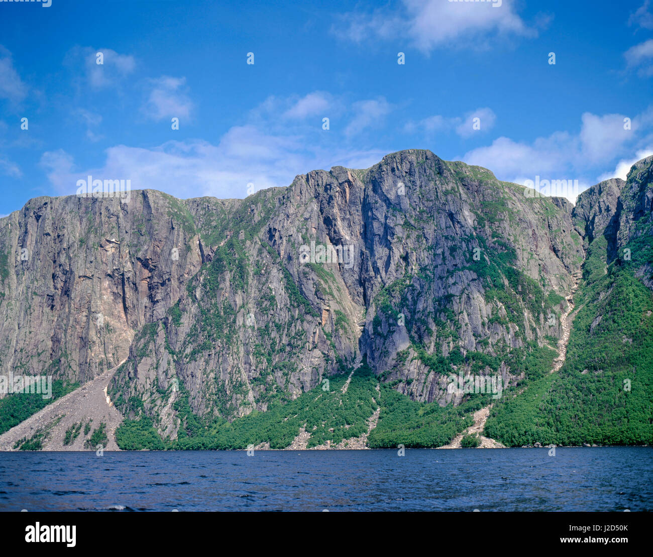 Canada, Newfoundland, Gros Morne National Park, Billion year old rock ...