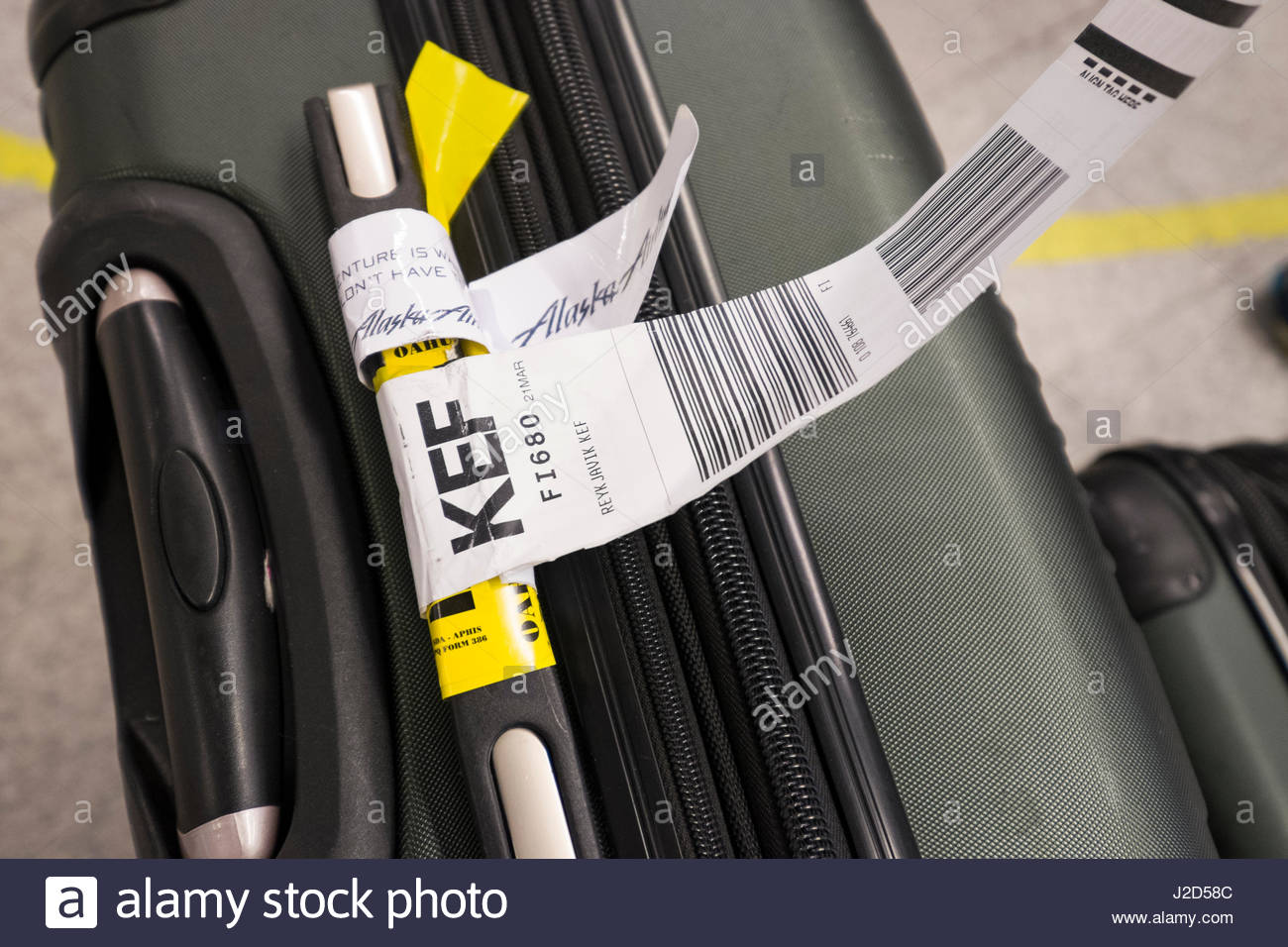 Luggage Tag And Barcode High Resolution Stock Photography and Images ...