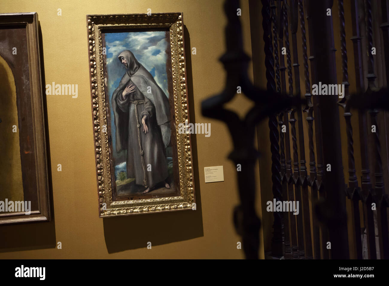 Painting of Saint Francis of Assisi by Spanish mannerist painter El ...