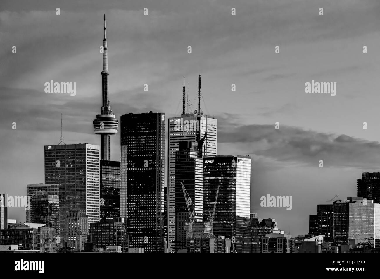 Toronto Skyline at dusk Stock Photo - Alamy